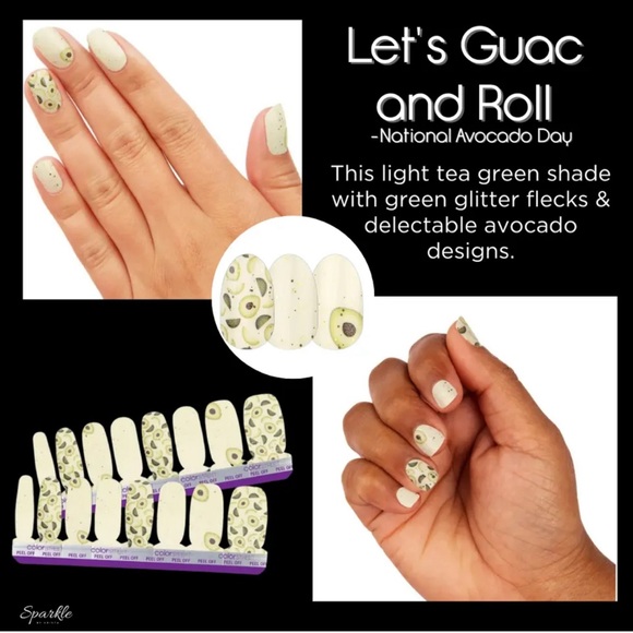 Color Street | Makeup | Color Street Lets Guac And Roll Avocado Light ...